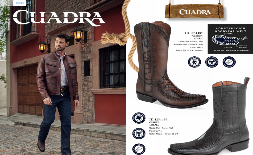 Botas Cuadra: luce con estilo y carácter - Blog